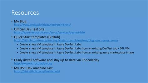 Azure Devtest Labs Pptx