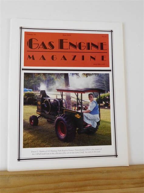 Gas Engine Magazine 2000 June Julien Engine Register Hooray For The Oi
