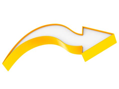 3d curved arrow pngs for free download