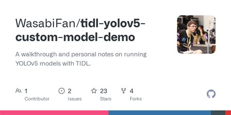 Github Wasabifan Tidl Yolov5 Custom Model Demo A Walkthrough And