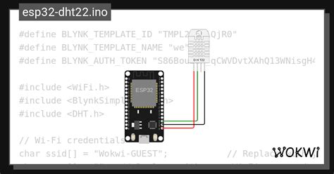 Esp32 Dht22 Blynk Wokwi Esp32 Stm32 Arduino Simulator