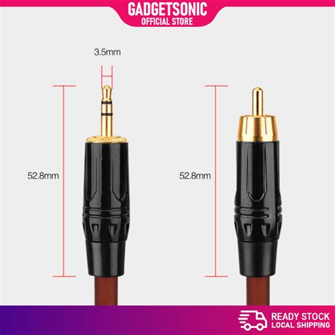 Digital Coaxial Spdif Cable 3 5mm Male Audio Jack To Rca For Music Soundbar Home Theatre