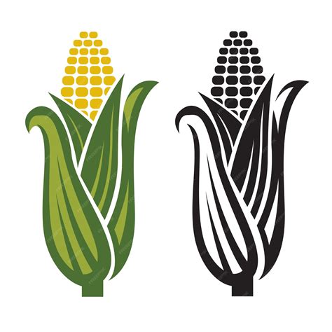 Premium Vector Corn Cob Icons
