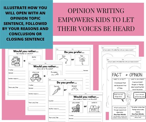 Opinion Writing Unit Third Grade Opinion Writing Prompts Worksheets