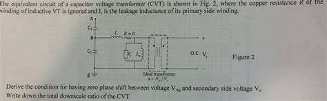 Circuit Diagram Of Capacitor Voltage Transformer Circuit Diagram