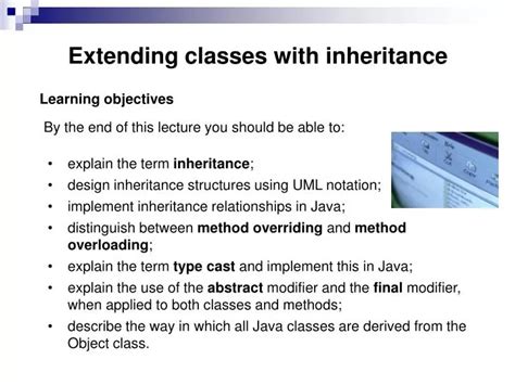 Ppt Extending Classes With Inheritance Powerpoint Presentation Free