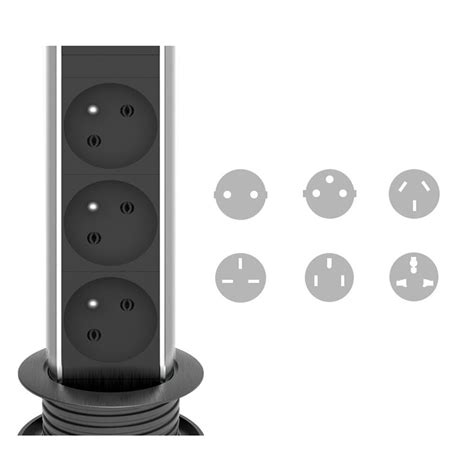 Table Power Point Socket Pop Up Pull Outlet Usb Ch Vicedeal