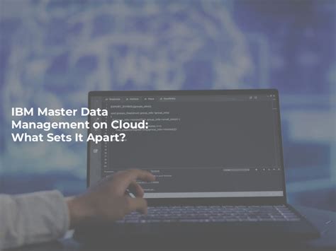 Ibm Master Data Management On Cloud What Sets It Apart