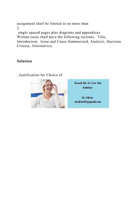 Assignment Shall Be Limited To No More Than 2 Single Spaced Pagedocx