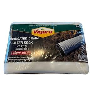 Drain Sleeve 4 In X 10 Ft Filter Sock 04010 12 The Home Depot