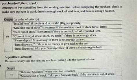 Solved Section 2 The Vendor And Vending Machine Classes 5