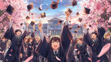Free Graduation Dreams Soar Image Anime Graduation Manga Download