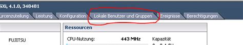 Esxi Local User Hinzufügen