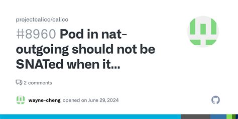 Pod In Nat Outgoing Should Not Be SNATed When It Accesses Local Cluster Hosts Issue
