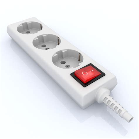 3d Power Distribution Socket Model