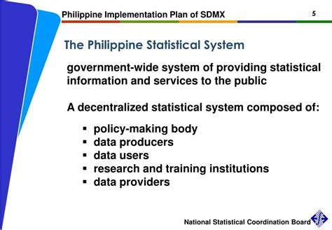 Ppt Overview Of The Philippine Implementation Plan Of Sdmx Model And
