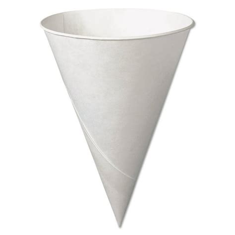 Solo Cup Company Bare Treated Paper Cone Water Cups 6 Oz White 200