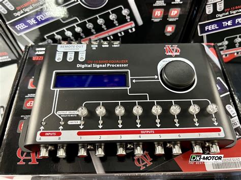 Dsp Dv 15 Band Equalizer 8 Way Digital Signal Processor เครื่องเสียงรถยนต์ Dsp ดิจิตอล Dv 15