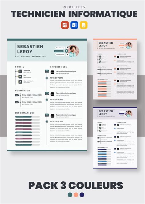 Cv Technicien Informatique à Télécharger Exemples Cv Market