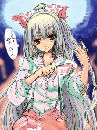 Fujiwara No Mokou Touhou Drawn By Nanami Sano Danbooru