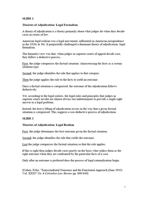 Adjudication Download Free Pdf Jurisprudence Existence