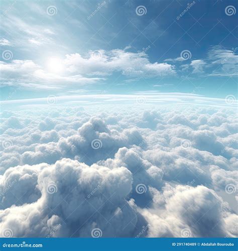 Cloud Sky From Top View Super High Quality Stock Illustration Illustration Of Clear Panoramic