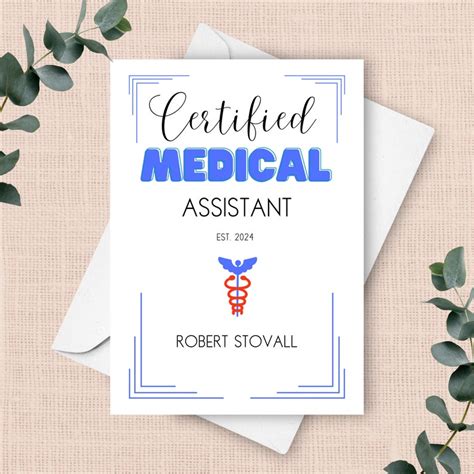 Cma Graduation Card 2024 Personalized Congratulations Card For Certified Medical Assistant Cma