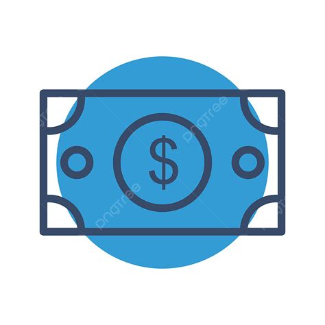 Dollar Note Clipart Vector Dollar Note Icon Isolated On Abstract