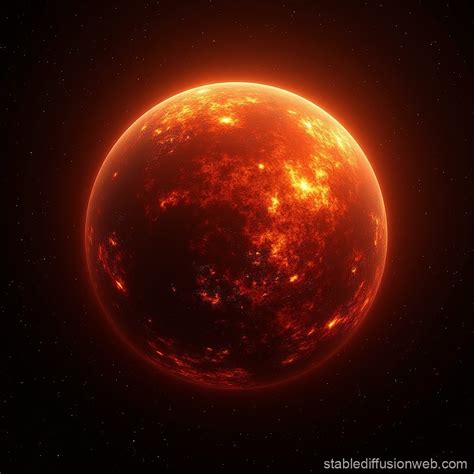 Glowing Planetary Surface Animation Stable Diffusion Online