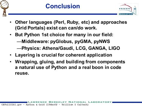 Python And Grid 19dec02 Caltech Python Scripting And Grid User