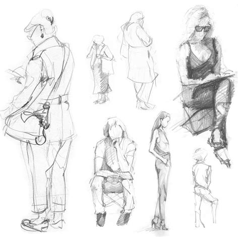 Наброски фигуры человека 73 фото