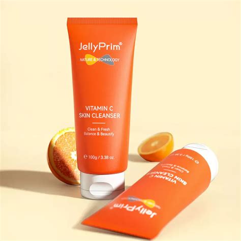 Jellyprim Vitamin C Skin Cleanser Face Wash Foam Private Label