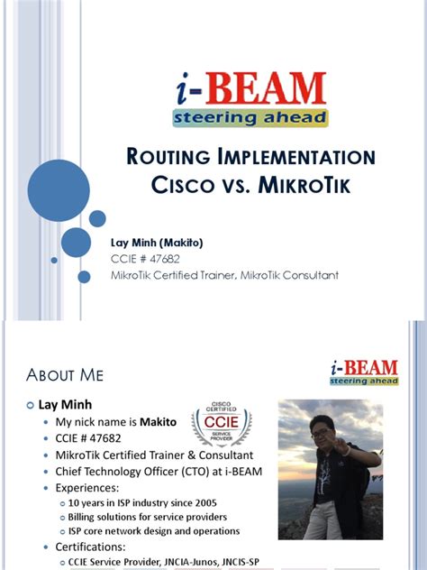 routing implementation cisco vs mikrotik pdf pdf multiprotocol