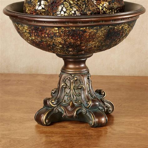 Kyara Mosaic Decorative Footed Centerpiece Bowl Decorative Bowls