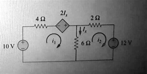 Solved Calculate The Value Of Ix Current In The Circuit Given In The