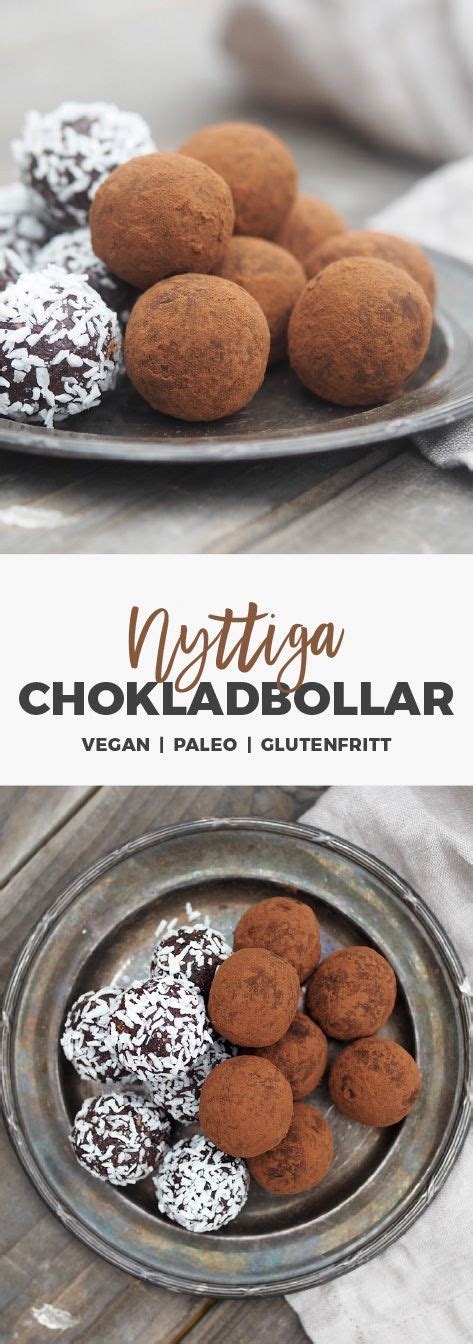 Hälsosamma Chokladbollar Recept