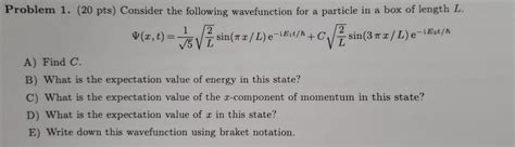 solved problem 1 20 pts consider the following