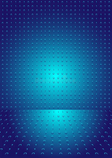Matrix Binary Code Horizontal Stock Illustrations 593 Matrix Binary