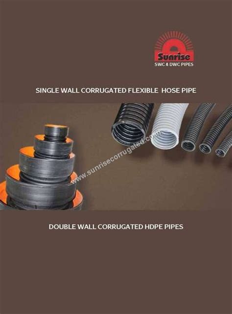 Hdpe Double Wall Corrugated Pipe At Best Price In Bengaluru Sunrise