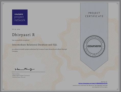 dhivyasri ravi on linkedin databasemanagement sql courseralearning