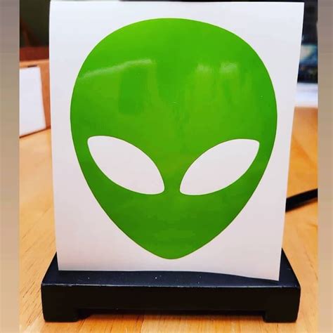 Alien Window Decals Etsy