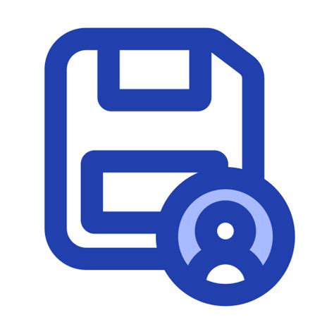 Save Data Generic Blue Icon Save Data Generic Blue Icon