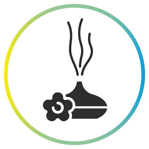Premium Vector Oil Burner Icon Electric Aroma Diffuser Flat Symbol