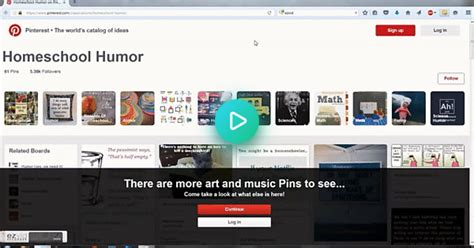The Way Some Websites Like Pintrest Behave Unless You Create A F