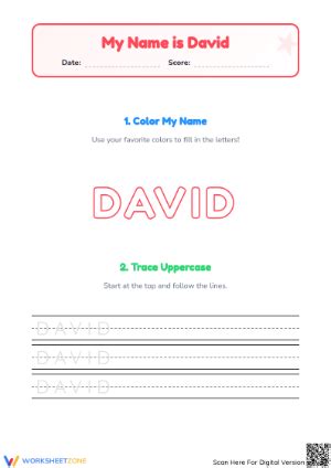 Name Tracing Worksheets For Prek And K Worksheetzone