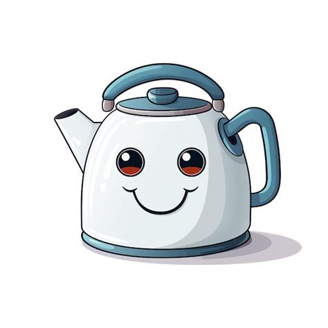 Premium Photo Kettle No Mans Shape Cartoon Flat Illustration Blank