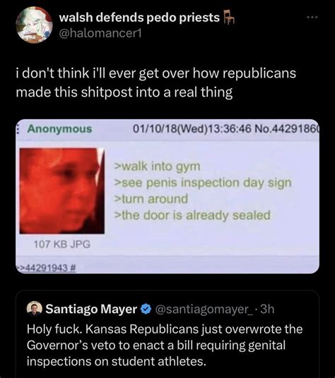 Mandatory Penis Inspection Day Everyone Rkansas