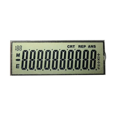 China Customized Monochrome 7 Segment Lcd Display Suppliers Factory