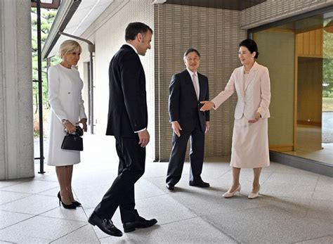 天皇、皇后両陛下がフランスのマクロン大統領夫妻と会見 [写真特集1 13] 毎日新聞