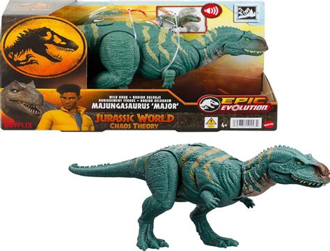 Mattel Jurassic World Chaos Theory Netflix Wild Roar Majungasaurus